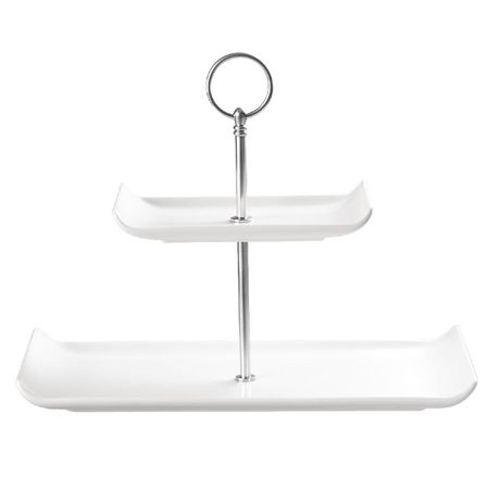 Churchill 2 Tier Rectangular Plate Tower 300mm only £102.56