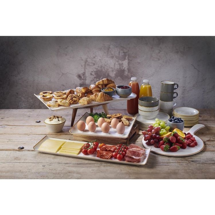 Churchill Melamine Stonecast Rectangular Buffet Tray 530 x 325mm only £ ...