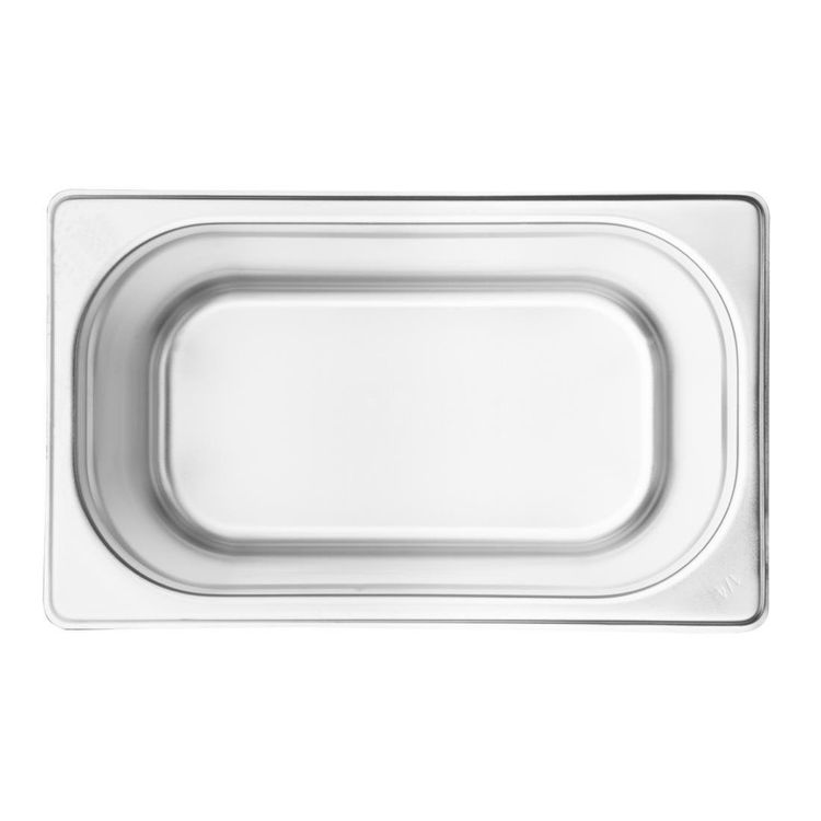 Vogue Stainless Steel 1/4 Gastronorm Tray - 200mm 5.2Ltr only £11.01