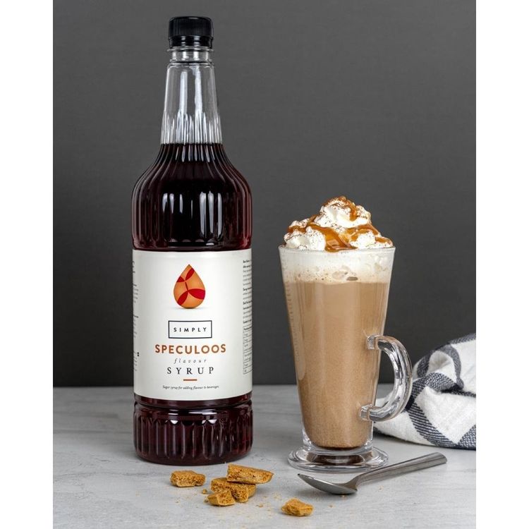 Simply Speculoos Syrup - Caramelised Biscuit - 1Ltr only £6.69