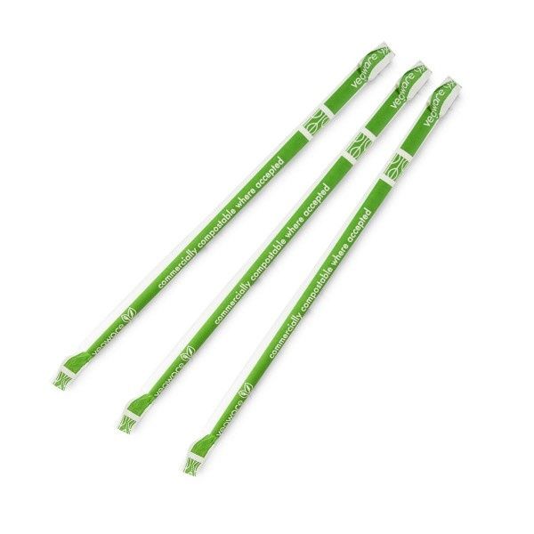 Vegware PS08-WWL Jumbo White 8mm Paper Straw only £91.86