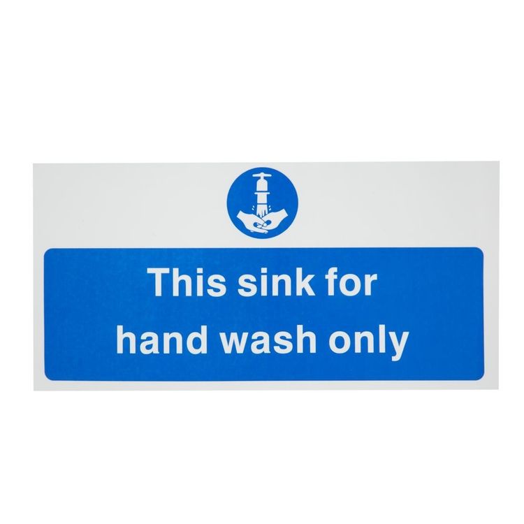 Vogue Hand Wash Only Sign only £1.80