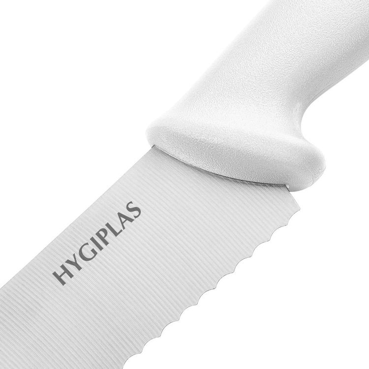 Hygiplas Serrated Pastry Knife White 25.4cm only £10.99
