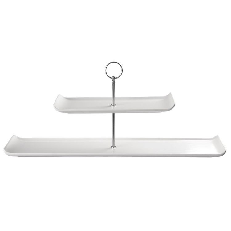 Churchill 2 Tier Rectangular Plate Tower 560mm only £175.73