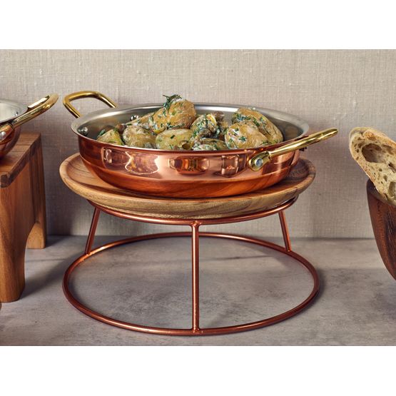 GenWare Copper Round Dish 22 x 5cm only £185.57