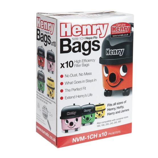 Numatic Henry Replacement Dust Bags only £12.50